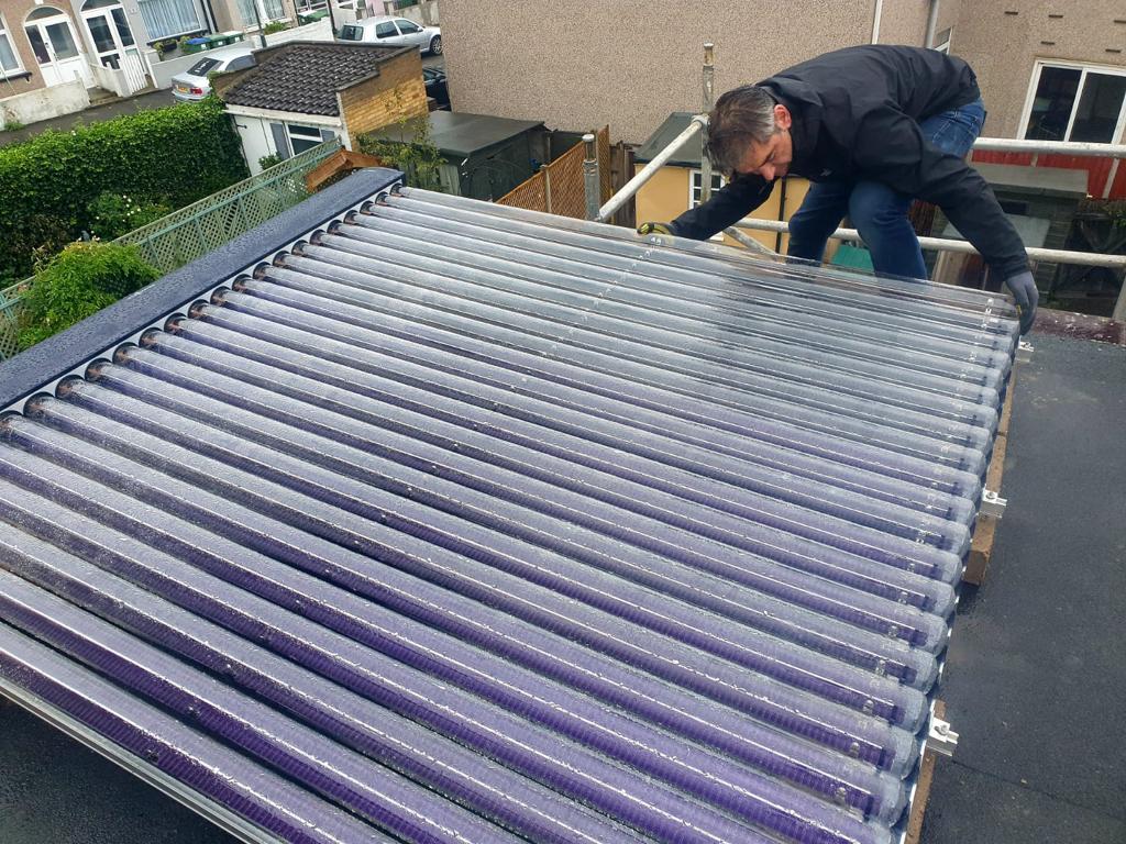 Solar Thermal Installation – London Case Study - Cloverleaf